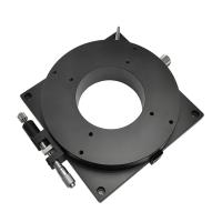 China Hollow Manual Rotation Stage Fine Tuning Rotary Slide Stage 360 Degree for sale