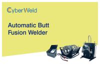 China Automatic CNC Butt Welding Machine CW 180 5.0 KVA HDPE PP Pipe Fusion Welder with National Grid Approval for sale
