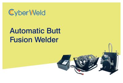 China Automatic CNC Butt Welding Machine CW 180 5.0 KVA HDPE PP Pipe Fusion Welder with National Grid Approval for sale