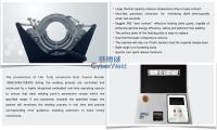 China CW 180 Automatic Butt Fusion Machine 5.0 KVA for HDPE PP Pipe Welding with 7-inch Display for sale