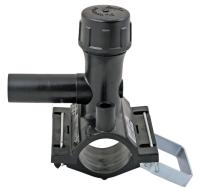 China Multi-Seal Bypass PE Electrofusion Weldable Sleeve Joint for Polyethylene Pipe Connections with Automated Welding for sale