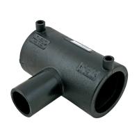 China Black HDPE Electrofusion Reducing Tee Fusamatic Fittings for PE Pipe Systems - Automatic Welding Technology for sale