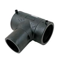 China HDPE Electrofusion Equal Tee Pipe Fitting 20-315mm with Automatic Welding Technology for Industrial Piping Systems for sale
