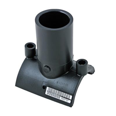 China HDPE PE100 Electrofusion Saddle Fittings Top Press Type for Water Gas Supply PN8 PN10 PN12.5 PN16 Pressure Rating for sale