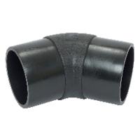 China G-TECH HDPE Electrofusion 45° Elbow Reducing Sleeve for Water Supply and Construction Applications for sale