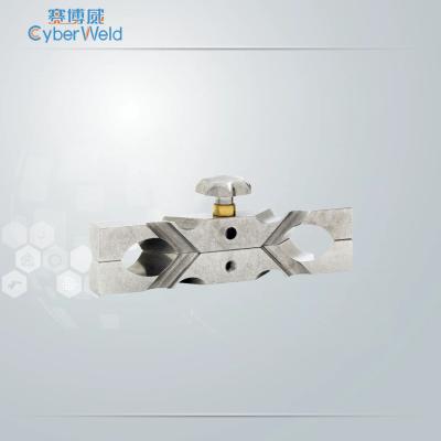 China 20-63mm Electrofusion Simple Elbow Clamp Tool - Lightweight Aluminum Construction for Pipe Welding for sale