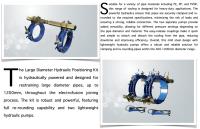 China Large Diameter Mechanical Electrofusion Positioning Kit Aluminum 280-400mm for sale