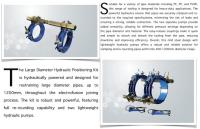 China Lightweight Electrofusion Positioning Kit Titan 500 Pull Together Clamp 160-500mm for sale