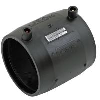 China PE100 Black Polyethylene Electrofusion Coupler with 4.0mm Fusamatic Auto Pin for PN16 Water and 10 Bar Gas Applications for sale