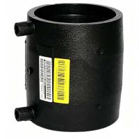 China PE100 Black Polyethylene Electrofusion Coupler with 4.0mm Fusamatic Auto Pin for PN16 Water and 10 Bar Gas Applications for sale