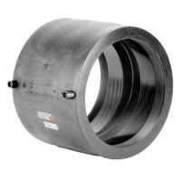 China PE100 Black Electrofusion Coupler Sleeve DN315-400 | 4.0mm Manual Pin | PN16 Water / 10 Bar Gas | Reliable Welded Jointing for Large-Diameter Water, Gas & Mining Pipelines | ISO Certified for sale