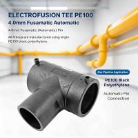 China Electrofusion Equal Tee PE100 DN20-250mm | 4.0mm Fusamatic Auto Pin | Water PN16 / Gas 10 Bar | Three-Way Full-Bore Branch Joints for Reliable Flow Distribution in Gas & Water Networks for sale