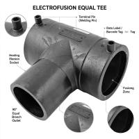 China Electrofusion Equal Tee PE100 DN20-250mm | 4.0mm Fusamatic Auto Pin | Water PN16 / Gas 10 Bar | Three-Way Full-Bore Branch Joints for Reliable Flow Distribution in Gas & Water Networks for sale