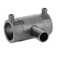 China PE100 Electrofusion Reducing Tee DN20x32-200x110 | 4.0mm Fusamatic Auto Pin | Water PN16 / Gas 10 Bar | One-Fitting Branch Size Transitions Cutting Joints & Fittings in Gas, Water & Irrigation for sale
