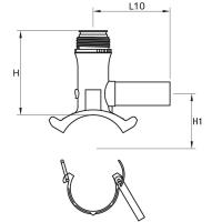 China PE100 Electrofusion Multiseal Tapping Tee Underclamp DN40-225 | 4mm Auto Pin | Water PN16 / Gas 10 Bar | Live-Main Tap-Ins with Tamper-Proof LockCap & Twin O-Ring Leak Protection for Water & Gas for sale