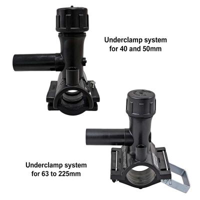 China PE100 Electrofusion Multiseal Tapping Tee Underclamp DN40-225 | 4mm Auto Pin | Water PN16 / Gas 10 Bar | Live-Main Tap-Ins with Tamper-Proof LockCap & Twin O-Ring Leak Protection for Water & Gas for sale