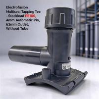 China Stackable Electrofusion Tapping Tee | 63mm High-Flow Outlet | 4mm Auto Pin | Water PN16 / Gas 10 Bar | Heavy-Duty Service Branches for PE100 Mains up to DN450 in Gas, Water & Mining for sale