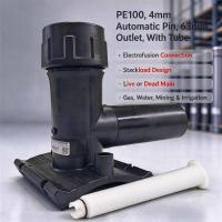 China PE100 Electrofusion Multiseal Tapping Saddle | 63mm Outlet with Built-In Cutter Tube | 4mm Auto Pin | Water PN16 / Gas 10 Bar | Instant Live-Main Tapping for DN250-450 Gas, Water & Mining Networks for sale