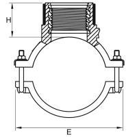 China PE100 Electrofusion Transition Saddle | 1.25-2