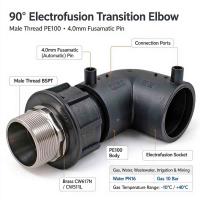 China PE100 90° Electrofusion Transition Elbow | 0.75-2