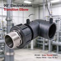 China PE100 90° Electrofusion Transition Elbow | 0.75-2