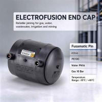 China PE100 Electrofusion End Cap | 4mm Automatic Pin | Water PN16 / Gas 10 Bar | Sealed Pipe-End Termination for Gas Distribution, Water Supply, Drainage & Mining Networks | DN20-250 for sale
