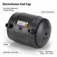 China PE100 Electrofusion End Cap | 4mm Automatic Pin | Water PN16 / Gas 10 Bar | Sealed Pipe-End Termination for Gas Distribution, Water Supply, Drainage & Mining Networks | DN20-250 for sale