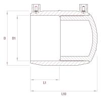 China PE100 Electrofusion End Cap | 4mm Automatic Pin | Water PN16 / Gas 10 Bar | Sealed Pipe-End Termination for Gas Distribution, Water Supply, Drainage & Mining Networks | DN20-250 for sale