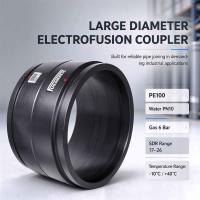 China PE100 Large Diameter Electrofusion Coupler | 4mm Manual Pin | SDR 17-26 | Water PN10 / Gas 6 Bar | DN450-630 | Pipe-to-Pipe Repair & Extension for Water Mains, Gas Networks, Sewerage & Mining Lines for sale