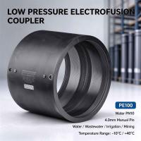 China PE100 Low Pressure Electrofusion Coupler | 4mm Manual Pin | Water PN10 | SDR 17-26 Thin-Walled Pipe | DN315-400 | Pipe Joining for Water Distribution, Gravity Sewer & Irrigation Networks for sale