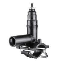 China PE100 Tapping Valve Saddle | Under Clamp | 4mm Auto Pin | Brass Isolation Valve & Cutter | Water PN16 / Gas 10 Bar | DN63-225 x 63mm | Live-Main Branching for Gas, Water, Wastewater & Mining for sale