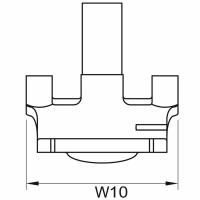 China PE100 Compact Branch Saddle | Underclamp | 4mm Auto Pin | Small-Bore 20-63mm Outlet | Water PN16 / Gas 10 Bar | DN40-90 Main | Service Connection for Gas, Water, Mining & Irrigation Networks for sale