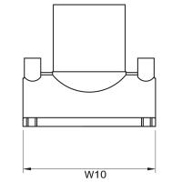 China PE100 Heavy-Duty Branch Saddle | Underclamp | 4mm Auto Pin | Large-Bore 90-125mm Outlet | Water PN16 / Gas 10 Bar | DN90-250 Main | High-Flow Branching for Gas, Water, Mining & Irrigation Networks for sale