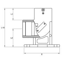 China PE100 Duckfoot Bend | Fusamatic Auto Pin | 90mm SDR11-17.6 | Water PN16 | Fully Welded Hydrant & Riser Connector with Integral Base Eliminates Mechanical Joints for Water, Mining & Irrigation for sale
