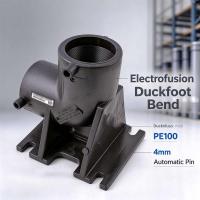 China PE100 Duckfoot Bend | Fusamatic Auto Pin | 90mm SDR11-17.6 | Water PN16 | Fully Welded Hydrant & Riser Connector with Integral Base Eliminates Mechanical Joints for Water, Mining & Irrigation for sale
