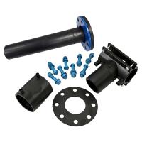 China PE100 Hydrant Branch Saddle Kit | Fusamatic Auto Pin | 90-250mm Main × DN80 Flange | Water PN16 | No-Cut Online Branching with Riser, Flange, Gasket & Bolts for Water, Mining & Irrigation for sale
