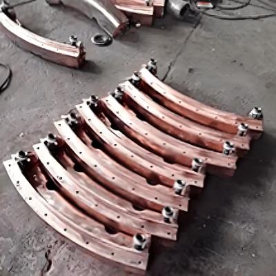 China Submerged Arc Furnace Bottom Ring Stainless Steel Copper Type for sale
