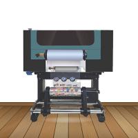 China 300mm UV DTF Printer with 1220×740×650mm Dimensions and 4/8/12 Pass Printing for Earphone Cases for sale