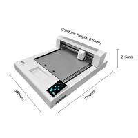China A3 Flat Bed Guillotine Cutter with 420x300mm Cutting Area and 800mm/s Speed for Cardboard and Materials for sale