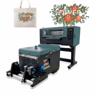 China A3 DTF Printer with 2 Epson F1080 Printheads 300mm Printing Width Pigment Ink T Shirt Machine for sale