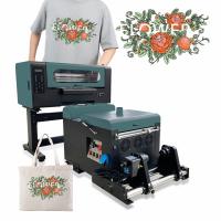 China A3 DTF Printer with 300mm Print Width and 150kg Weight - Dual Epson F1080 Heads for T-Shirt Printing for sale