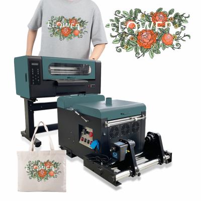 China A3 DTF Printer with 300mm Print Width and 150kg Weight - Dual Epson F1080 Heads for T-Shirt Printing for sale