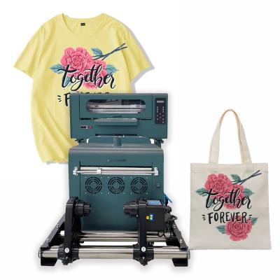 China XP600 Head DTF Inkjet Printer 30cm T Shirt Printer with Shaker and Dryer 1440DPI for sale