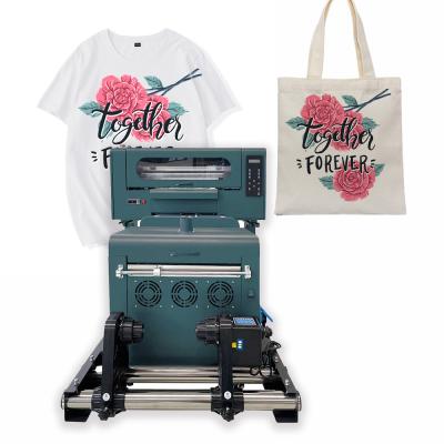 China Dual XP600 Head DTF Inkjet Printer 30cm T Shirt Transfer Printer for PET Film for sale