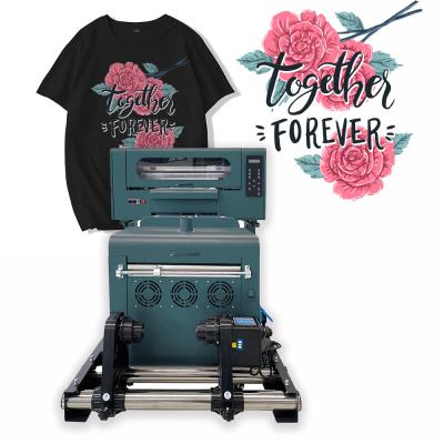 China DTF Inkjet Printer 30cm with 2 Epson F1080 Heads 720-1440 DPI Heat Transfer Machine for sale