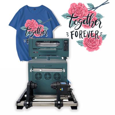 China A3 DTF Inkjet Printer 30cm with 2 Epson XP600 Heads 1440DPI for T Shirt Heat Transfer for sale