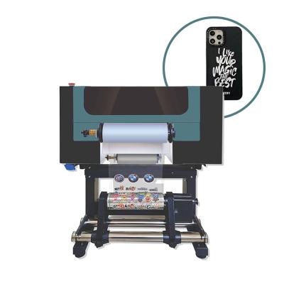 China UV DTF Roll-to-Roll Printing Machine 300mm Width with Epson F1080 Print Heads for sale