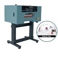 China 300mm Roll to Roll DTF UV Sticker Printer with Auto Lamination and CMYK+W+V Color System for sale