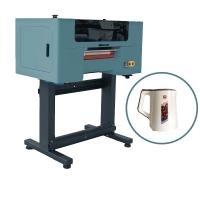 China 300mm UV DTF Film Inkjet Printer with CMYK+W+V Color System | 4PASS 3m²/h Speed | Auto Lamination for sale