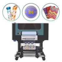 China Dual Print Head UV DTF Printer with 300mm Width and Shaking Powder | CMYK+W+V Ink System for sale